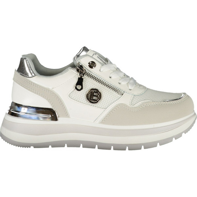Laura Biagiotti Γυναικεία Sneakers Λευκά Γκρι 8913 | BestPrice.gr