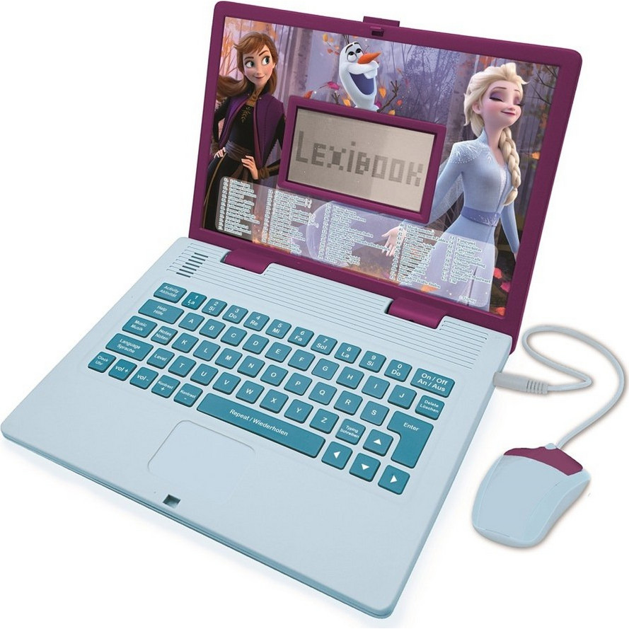 Lexibook Frozen 2 Ηλεκτρονικό Παιδικό Εκπαιδευτικό Laptop Δίγλωσσο ...