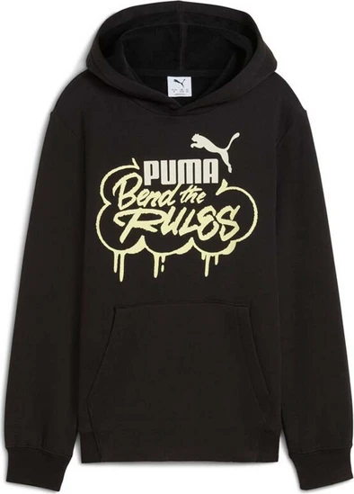 Puma Παιδικό Φούτερ με Κουκούλα Μαύρο 690707-01 | BestPrice.gr