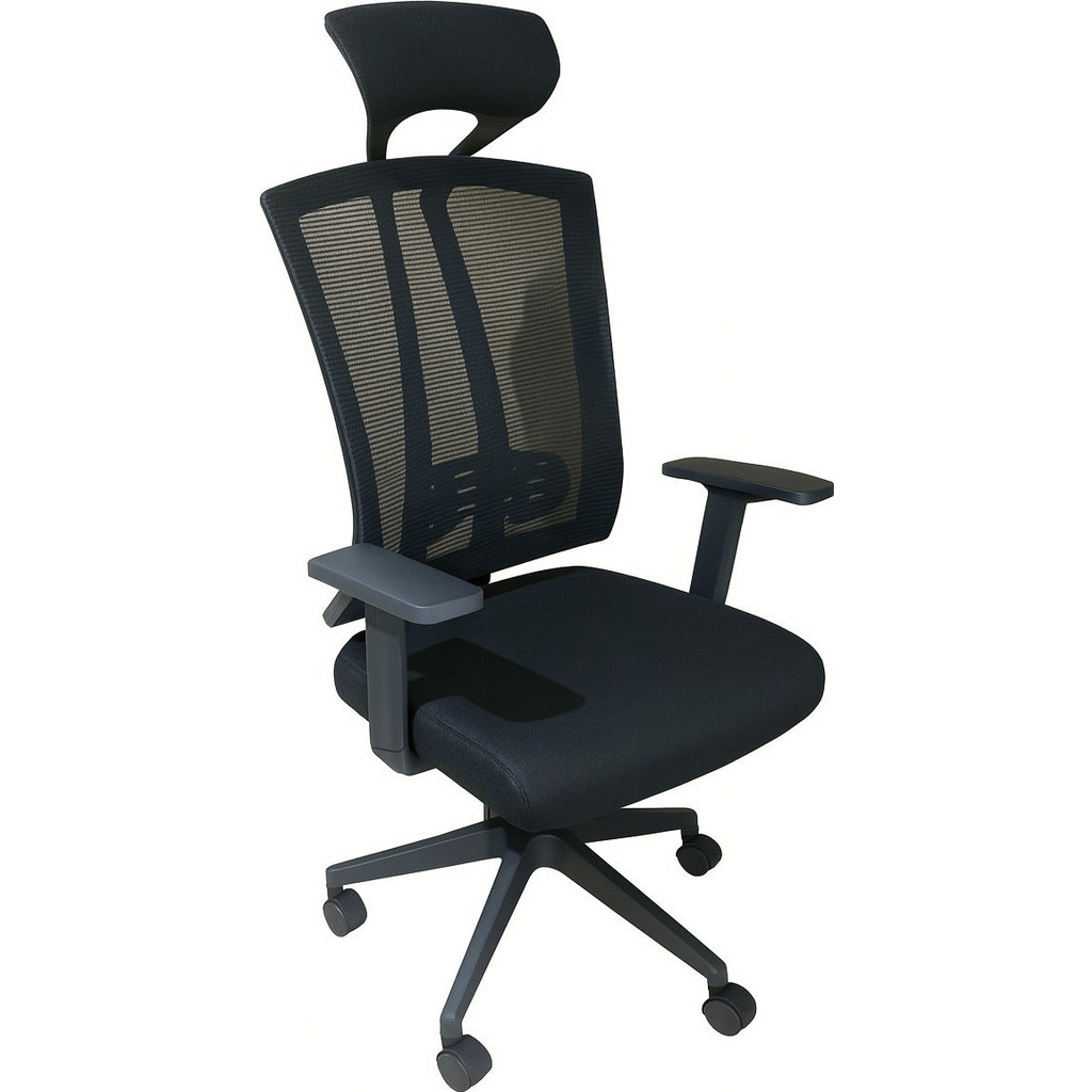 PoliHome Alceste Καρέκλα Γραφείου με Προσκέφαλο Στήριξη Μέσης Ανάκλιση ...