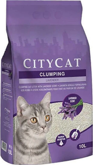 Sanicat City Cat Άμμος Γάτας Μπετονίτης με Άρωμα Λεβάντα 10lt ...