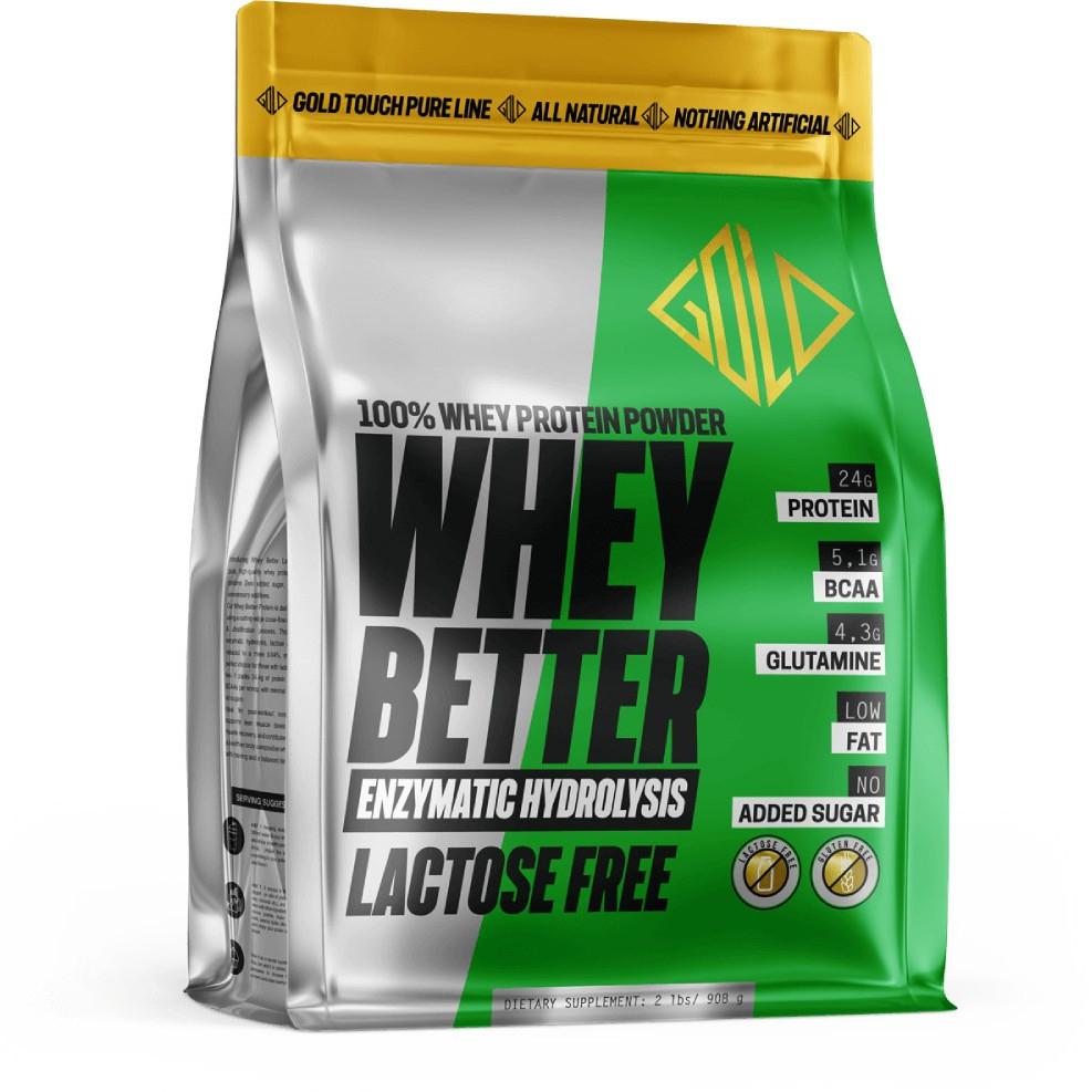 Gold Touch Nutrition Whey Better Enzymatic Hydrolysis Chocolate Banana Πρωτεΐνη Ορού Γάλακτος ...