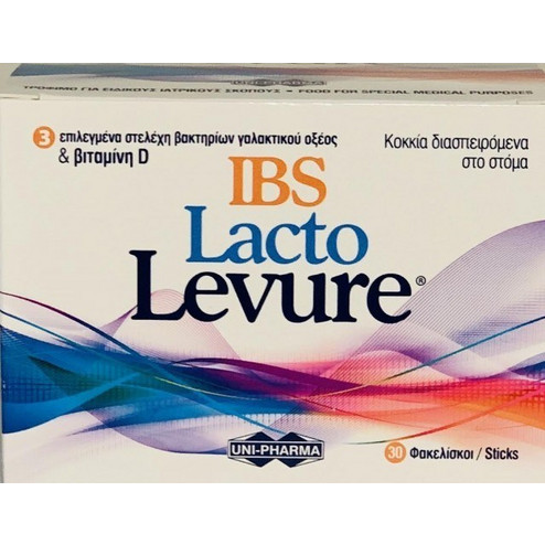 Uni-Pharma Lacto Levure IBS Προβιοτικά 30 Φακελάκια | BestPrice.gr