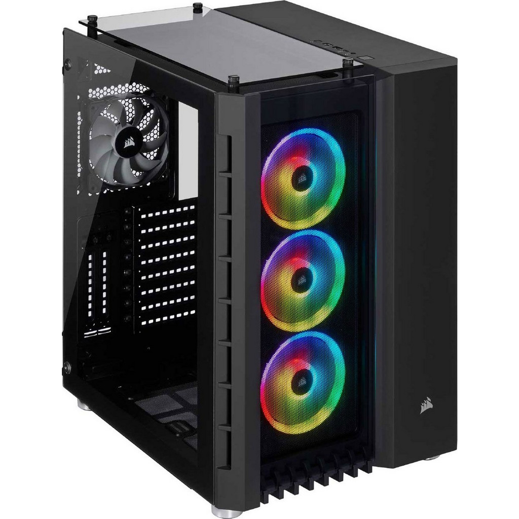 Corsair Crystal 680X RGB Black Gaming Midi Tower Κουτί Υπολογιστή RGB ...