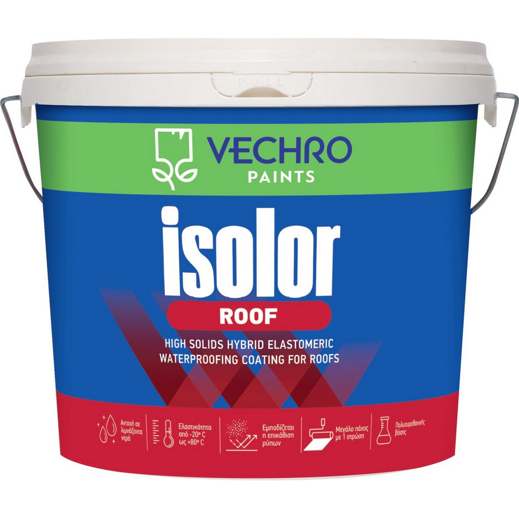 Vechro Isolor Roof Ελαστομερές Επαλειφόμενο Ακρυλικό Μονωτικό Ταράτσας ...