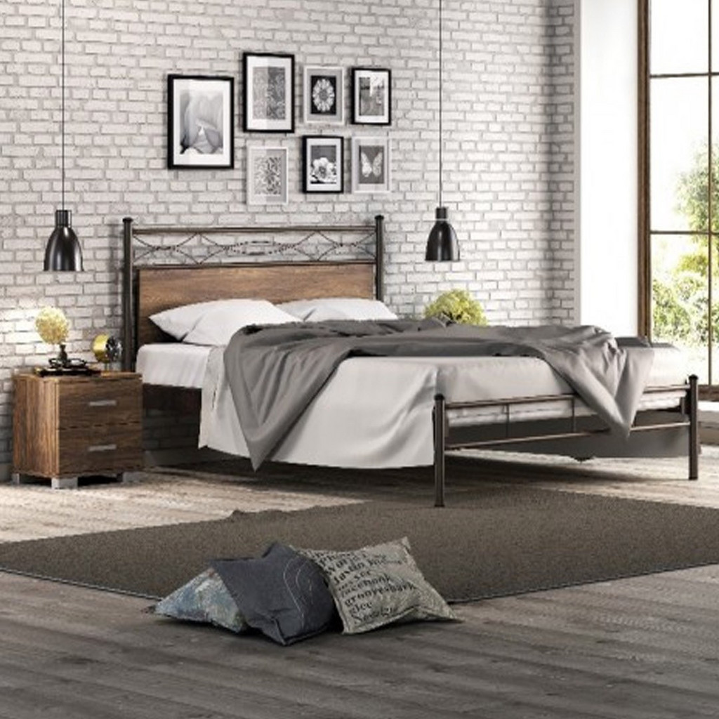 Αριάδνη Κρεβάτι Μονό Μεταλλικό 90x200cm | BestPrice.gr