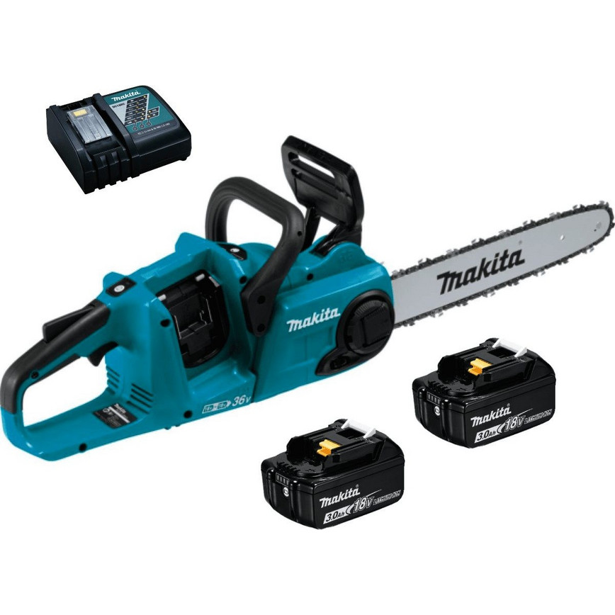 Makita DUC353 Kit (2x3.0Ah) Αλυσοπρίονο Μπαταρίας 36V 5.2kg με Λάμα ...