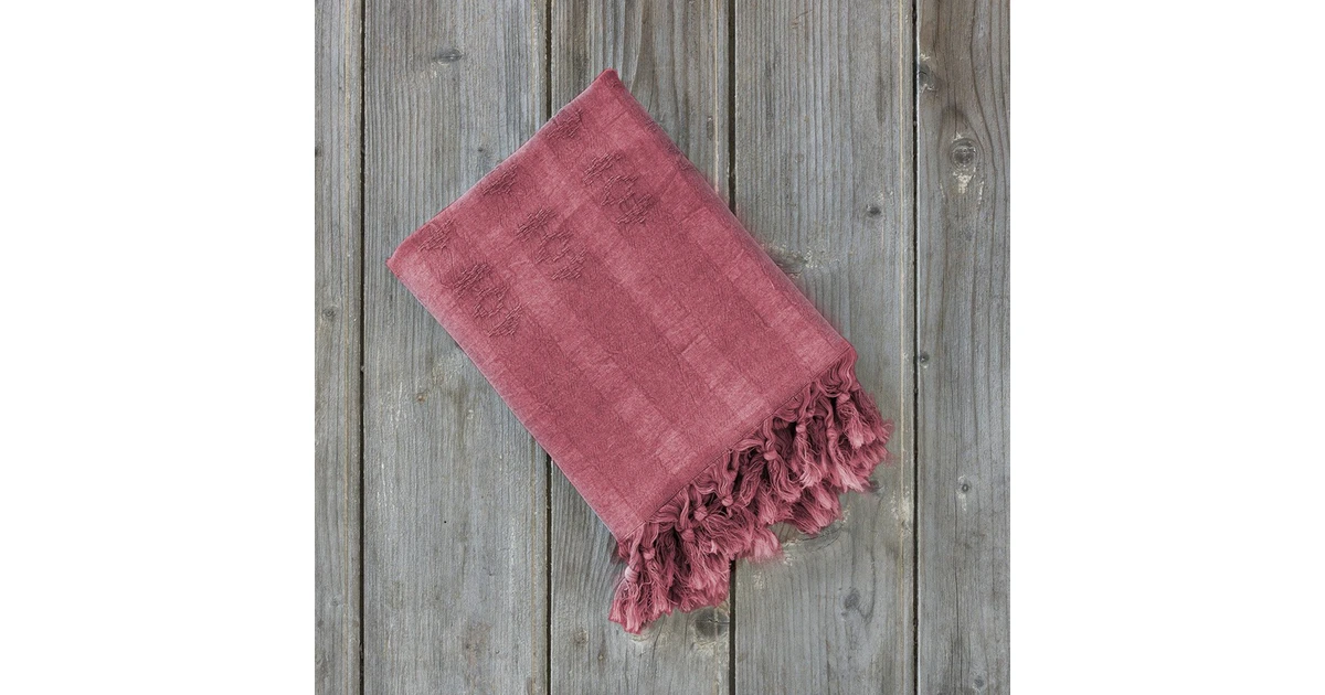 Nima Argos Cherry Πετσέτα Παρεό Θαλάσσης Ροζ 95x150cm | BestPrice.gr