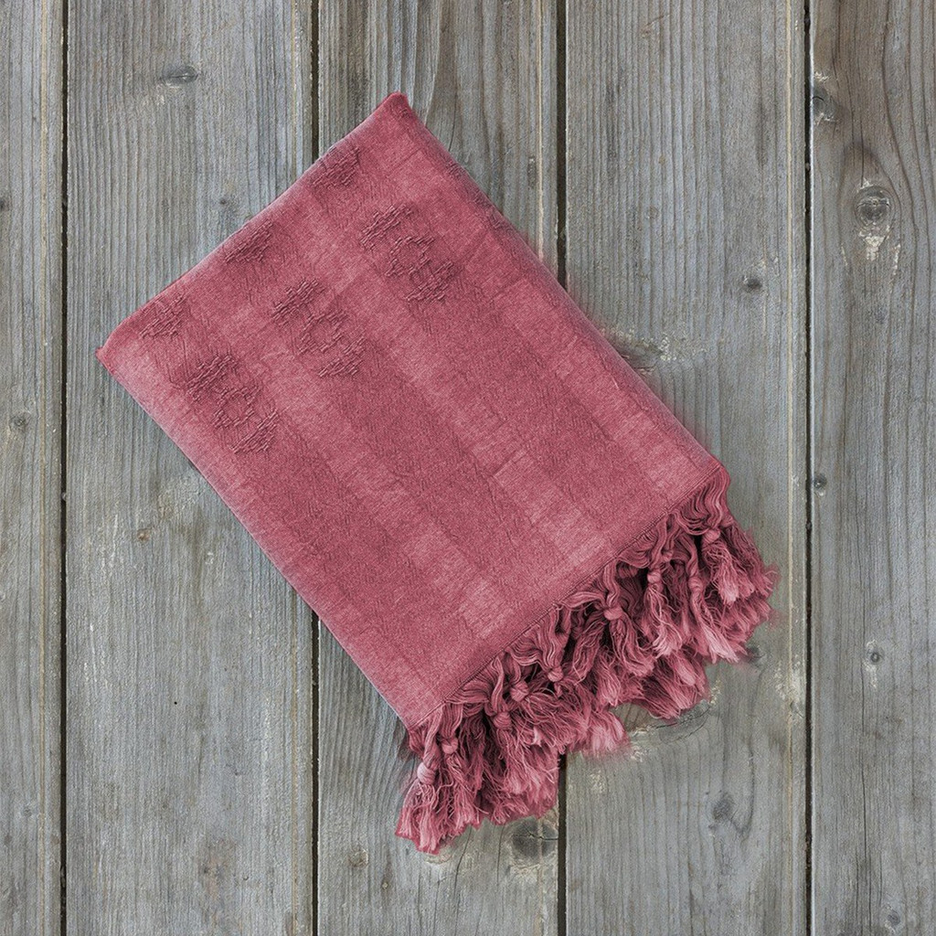 Nima Argos Cherry Πετσέτα Παρεό Θαλάσσης Ροζ 95x150cm | BestPrice.gr