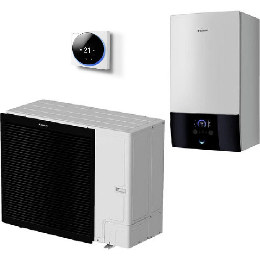 Daikin Altherma 3 R W ERLA14DW1/EBBX16D9W Αντλία Θερμότητας 60°C Split ...