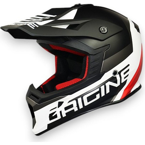 Origine Hero Matt Black / White / Red Κράνος Μηχανής Motocross 1420gr ...
