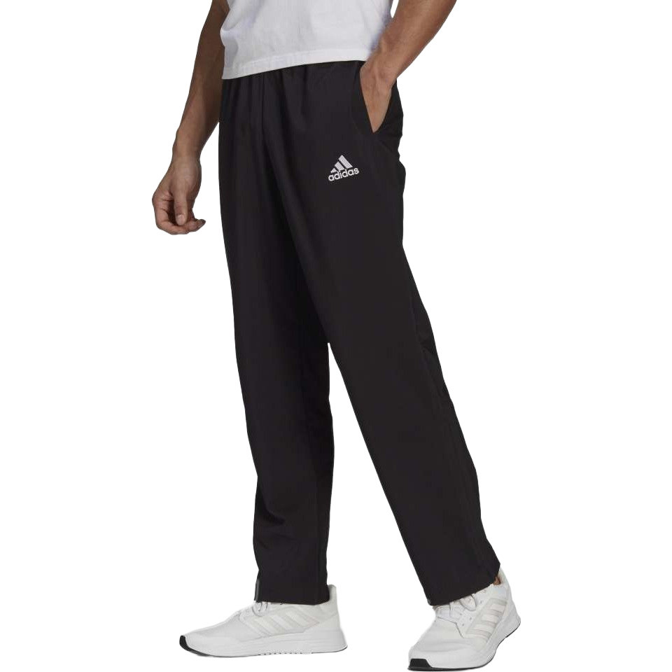 Adidas AEROREADY Essentials Stanford Ανδρικό Παντελόνι Φόρμας Μαύρο ...