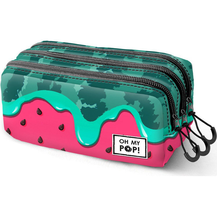 Karactermania Oh My Pop! Melty Melon Κασετίνα Βαρελάκι με 3 Θήκες ...