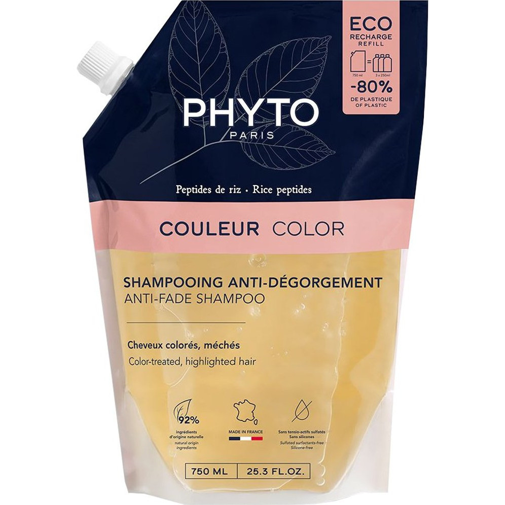 Phyto Color Anti-Fade Refill Φυτικό Σαμπουάν για Προστασία Χρώματος για ...