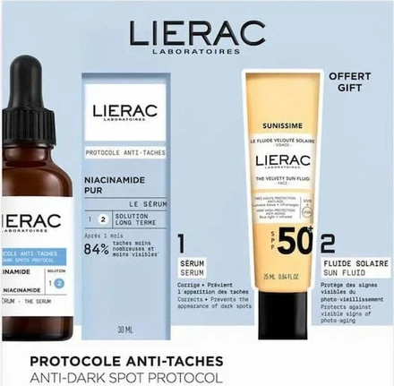 Lierac Protocol Anti-Dark Spot Serum 30ml + Sunissime Fluide SPF50+ 25ml | BestPrice.gr