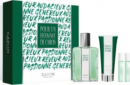 Caron Pour Un Homme de Caron Eau de Toilette 125ml + 5ml + Shower Gel ...