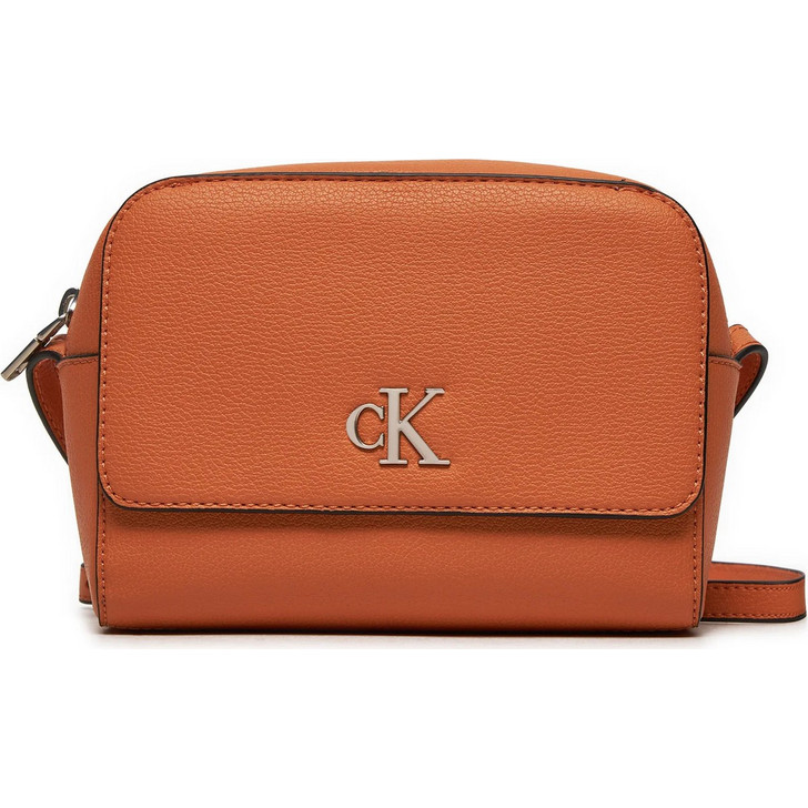 Calvin Klein Γυναικεία Τσάντα Χιαστί από Δερματίνη Ταμπά με Στενό Λουρί ...