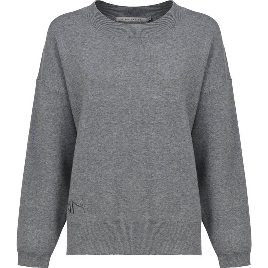 Mind Matter Catalina Γυναικεία Πλεκτή Μπλούζα Ανθρακί MML25-02-09-019 ...