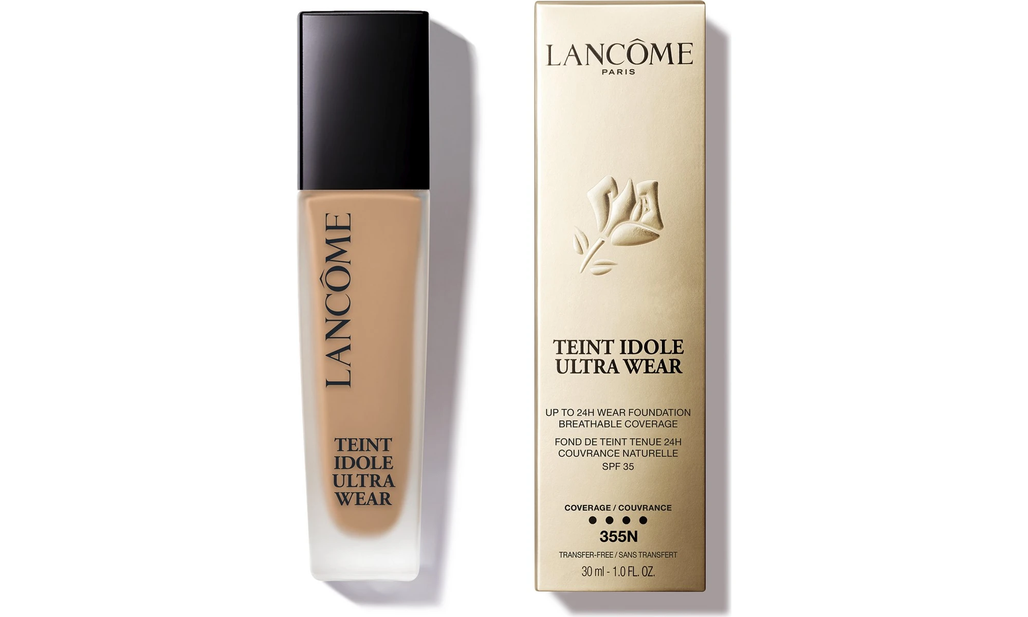 Lancome Teint Idole Ultra Wear Up To 24h 355N Liquid Foundation ...