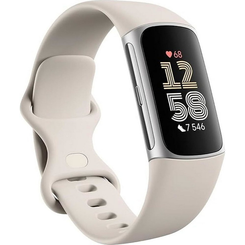 Fitbit Charge 6 Porcelain Band Silver | BestPrice.gr