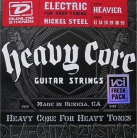 Dunlop Heavy Core Χορδές Ηλεκτρικής Κιθάρας 11-50 Σετ | BestPrice.gr