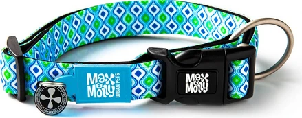 Max & Molly Retro Blue Κολάρο Σκύλου Γαλάζιο 2x34-55cm | BestPrice.gr