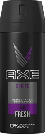 AXE Excite Fresh Ανδρικό Αποσμητικό Spray 48h Χωρίς Αλουμίνιο 150ml ...
