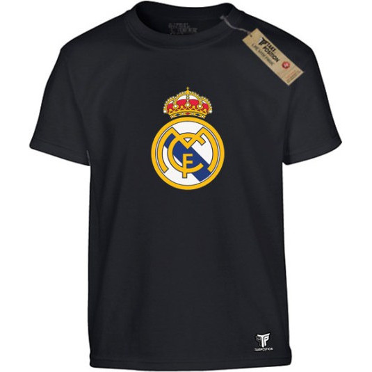 Takeposition Real Madrid Big Logo Παιδικό T-Shirt Κοντομάνικο Μαύρο 806 ...