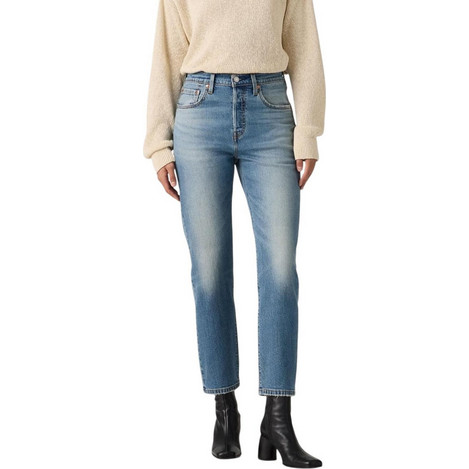 Levi's 501 Ψηλόμεσο Γυναικείο Τζιν Παντελόνι Mom Fit Εφαρμογή Μπλε ...