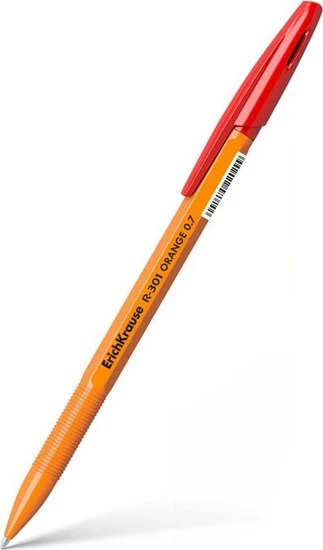 ErichKrause R-301 Orange Stick Στυλό Διαρκείας 0.7mm Κόκκινο 43196 ...