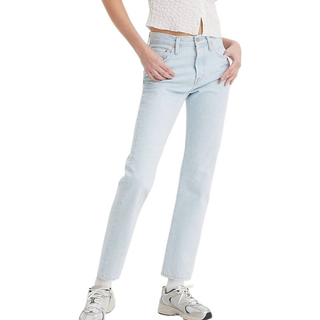 Levi's 501 Original Γυναικείο Τζιν Παντελόνι Κανονική Εφαρμογή Γαλάζιο ...