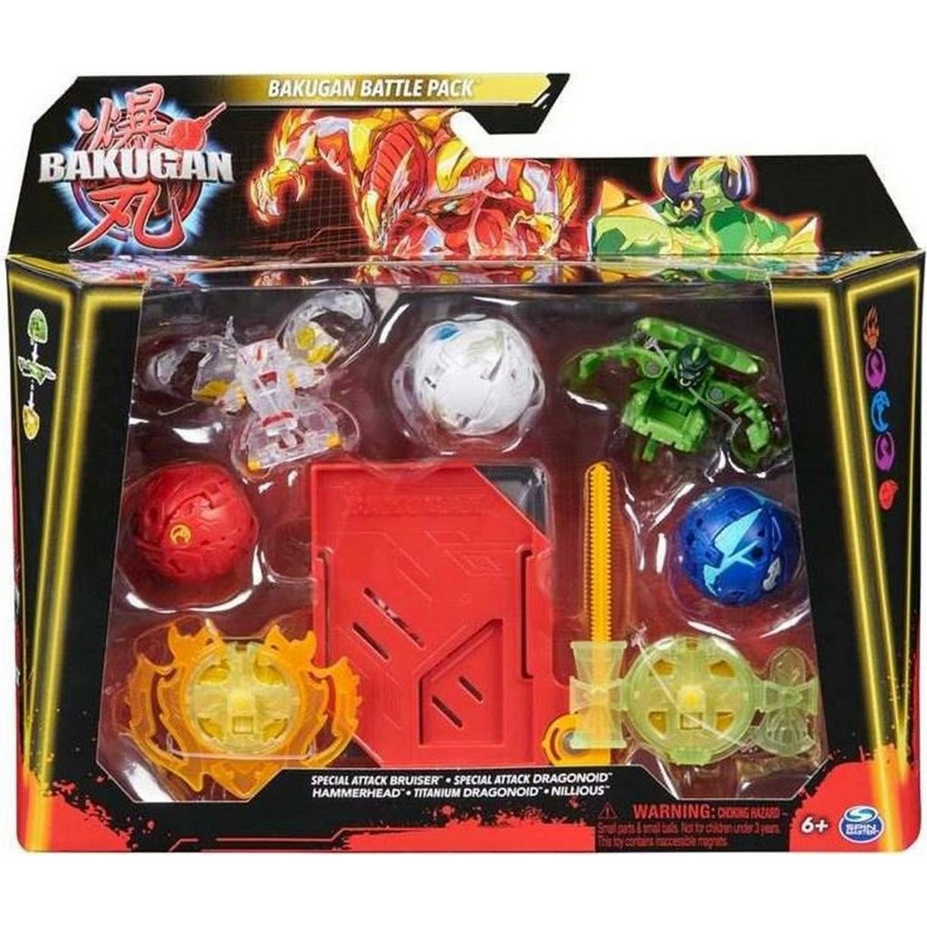 Spin Master Bakugan Special Attack Bruiser/Dragonoid/Hammerhead ...