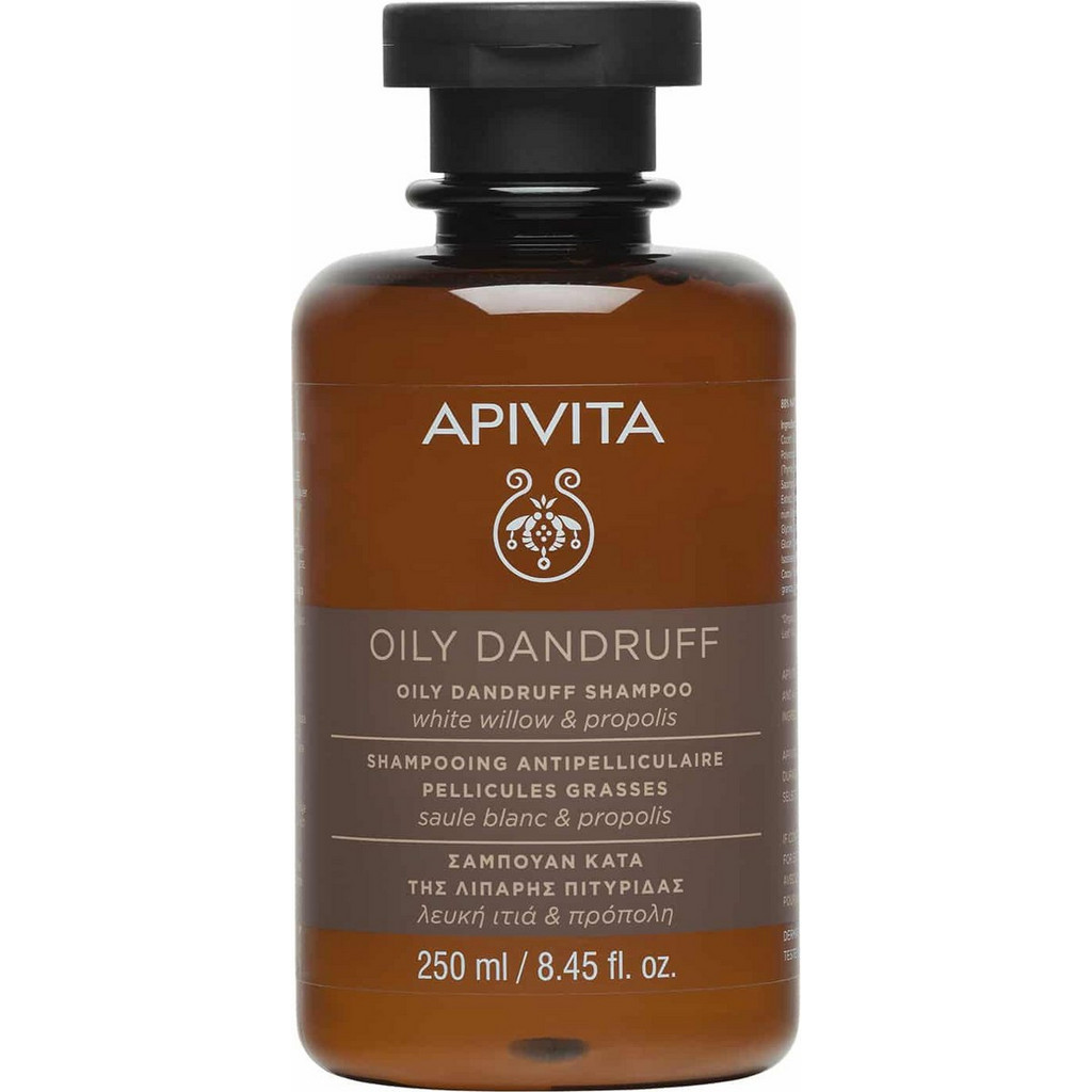 Apivita Oily Dandruff Λευκή Ιτιά & Πρόπολη Σαμπουάν κατά της Πιτυρίδας ...