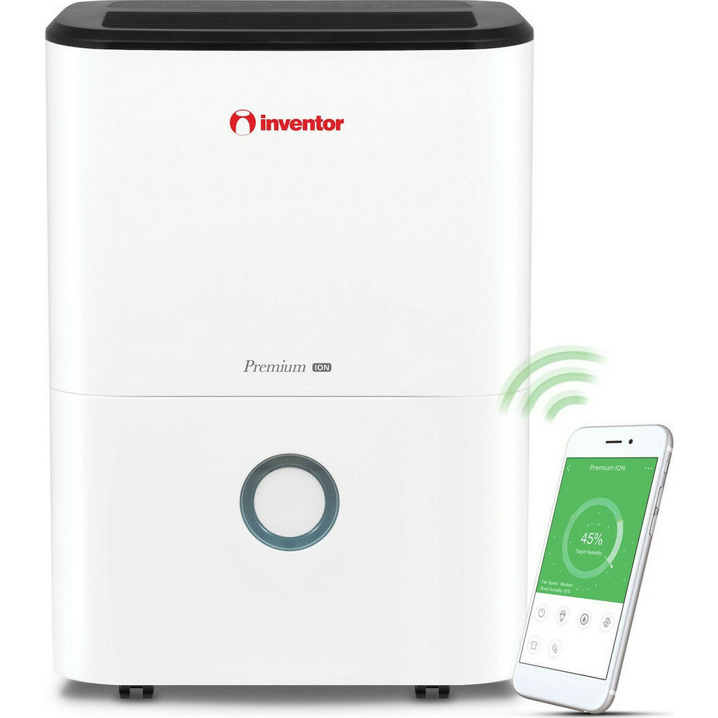 Inventor Premium PR-ION-20L Αφυγραντήρας με Ιονιστή και Wi-Fi 20lt ...