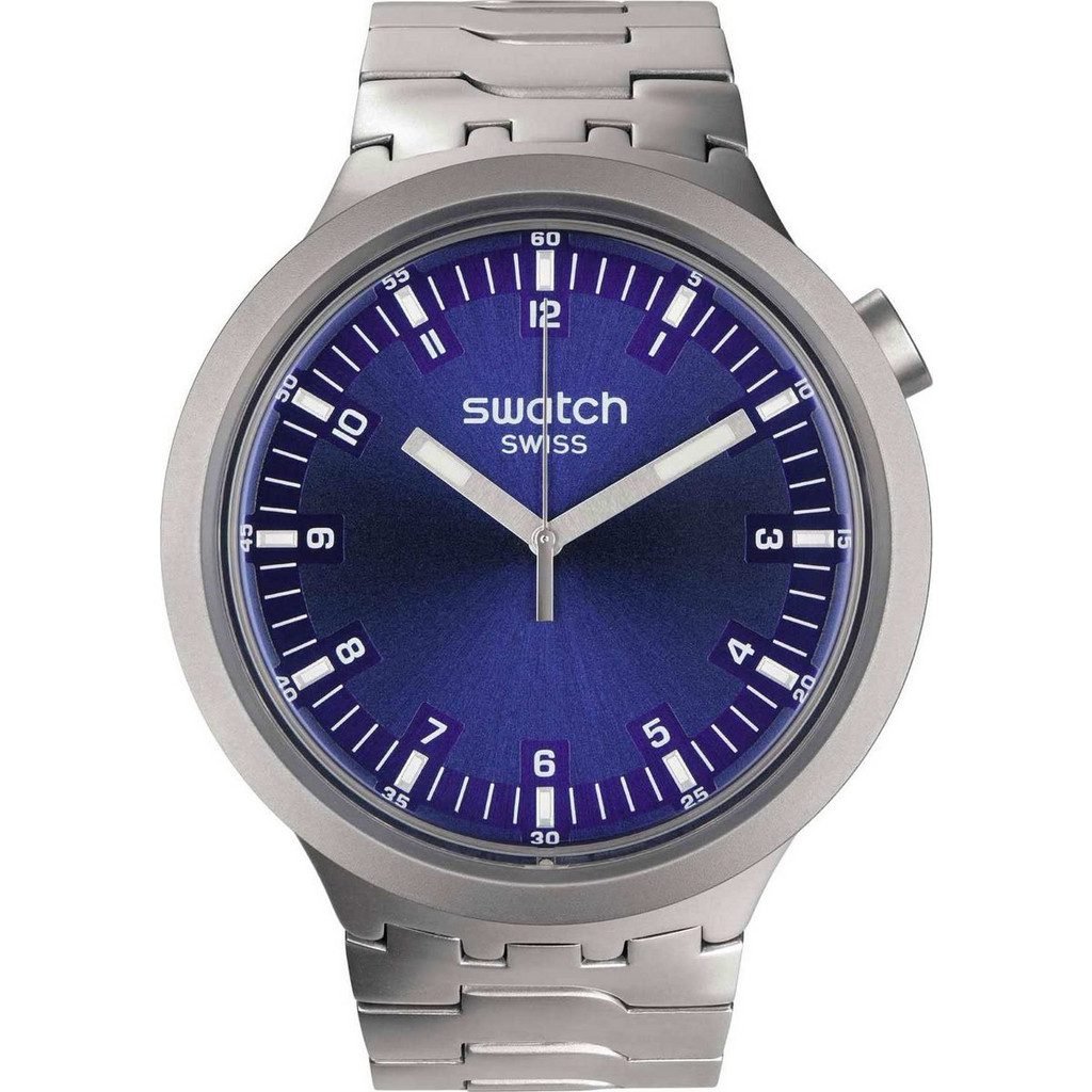 Swatch Ανδρικό Ρολόι με Ασημί Μεταλλικό Μπρασελέ SB07S102G | BestPrice.gr