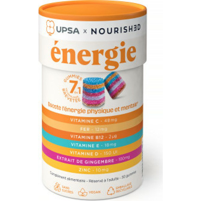 Upsa Nourished Energy 30 Ζελεδάκια | BestPrice.gr