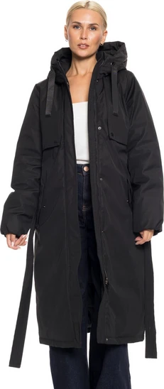Biston Γυναικείο Μπουφάν Χειμωνιάτικο Softshell Μακρύ Μαύρο 52-101-105 ...
