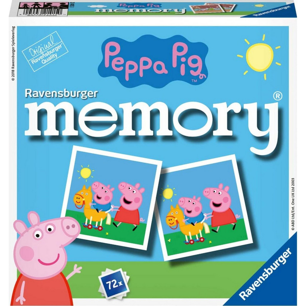 Ravensburger Memory Peppa Pig Επιτραπέζιο Παιχνίδι για Παιδιά 4+ Ετών ...