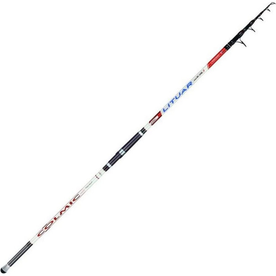 Colmic Lituar Καλάμι Ψαρέματος για Surf Casting Carbon Τηλεσκοπικό 4.2m ...