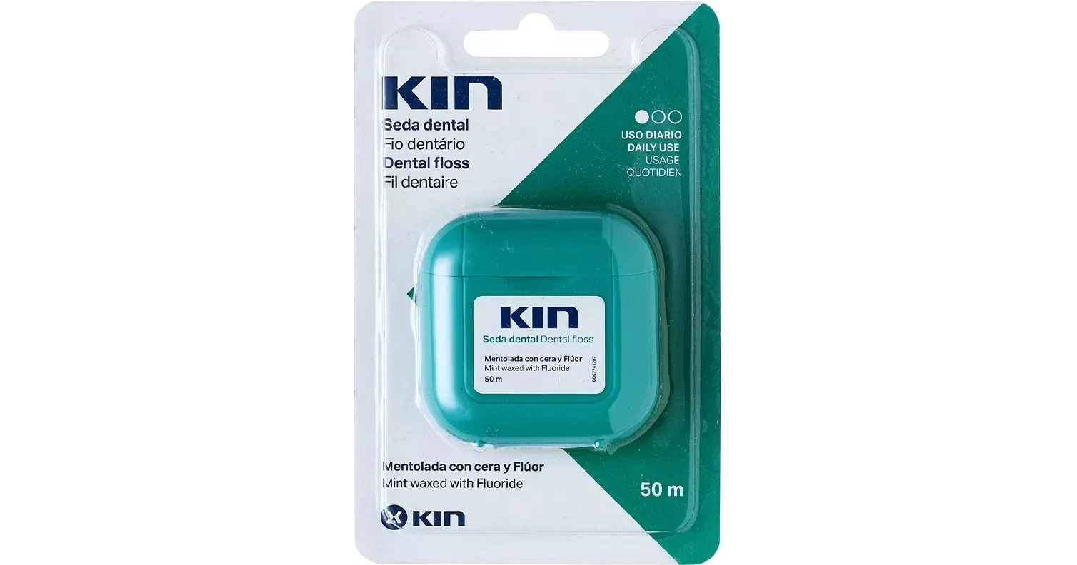 Kin Dental Con Fluor Menta Οδοντικό Νήμα με Γεύση 50ml | BestPrice.gr