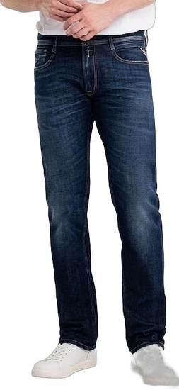 Replay Ανδρικό Τζιν Παντελόνι Slim Εφαρμογή Navy Μπλε M1005.000.285308 ...