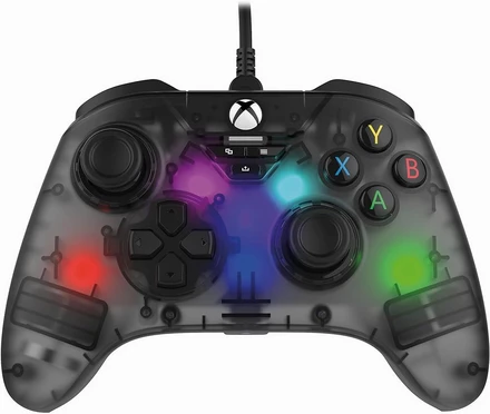 Snakebyte RGB X Smoke Wired Controller PC Xbox X & Xbox One Grey ...