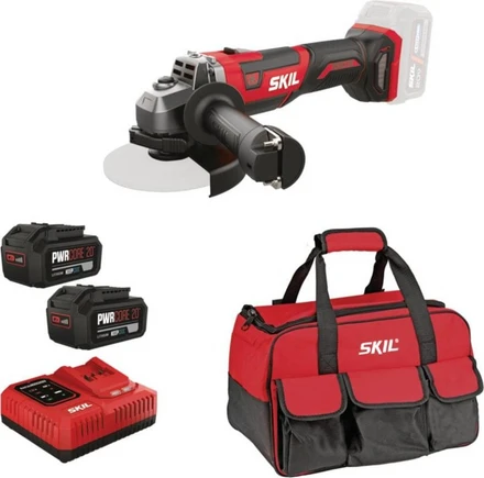 Skil 3930CA 2 x 5Ah Γωνιακός Τροχός Μπαταρίας 20V 125mm 2x5Ah ...