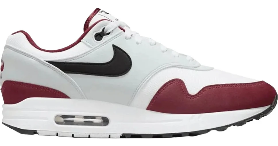 Nike Air Max 1 Ανδρικά Sneakers Γκρι Μπορντό FD9082-106 | BestPrice.gr
