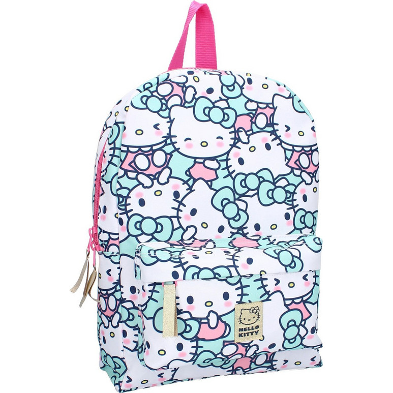 Vadobag Hello Kitty Cheerful Σχολική Τσάντα Πλάτης Δημοτικού Γαλάζια ...