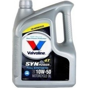 Valvoline SynPower Συνθετικό Λάδι Μηχανής 4T 10W-50 4lt | BestPrice.gr