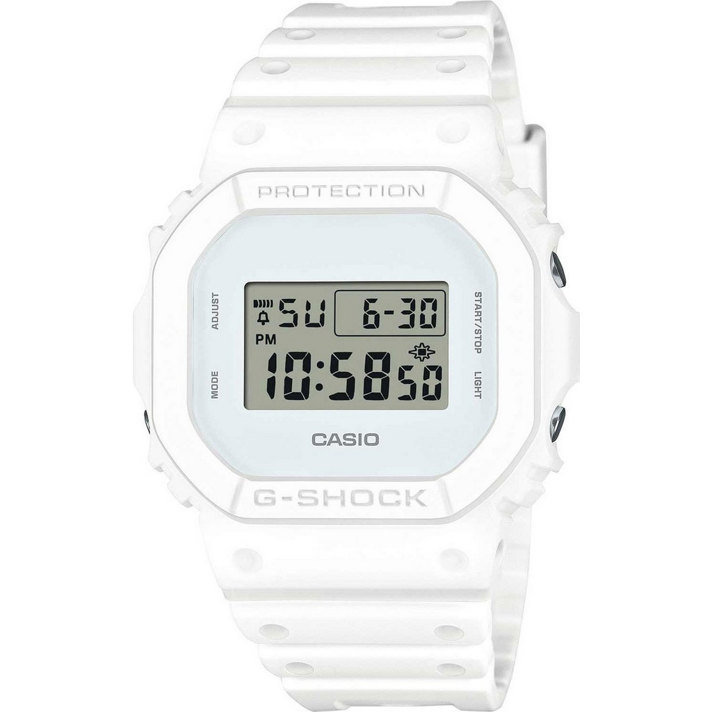 Casio G-Shock Ψηφιακό Ανδρικό Ρολόι Χρονογράφος με Λευκό Καουτσούκ ...