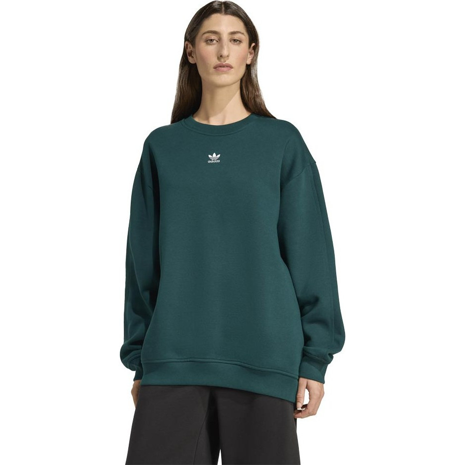 Adidas Essentials Γυναικείο Αθλητικό Φούτερ Κυπαρισσί JX2829 | BestPrice.gr