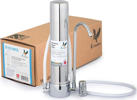 Doulton D-CS Inox Μονό Φίλτρο Νερού Άνω Πάγκου με Βρυσάκι + BioTect ...