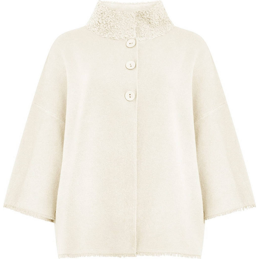 Celestino Γυναικεία Ζακέτα Πλεκτή Μακριά με Κουμπιά Εκρού SQ7568.5261 ...